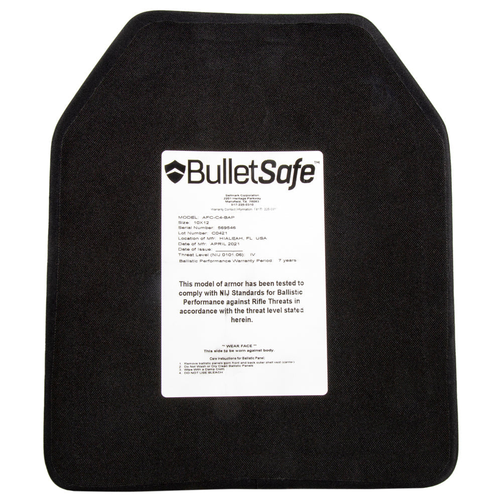 Level 4 Ceramic Ballistic Plate - NIJ Certified Level IV